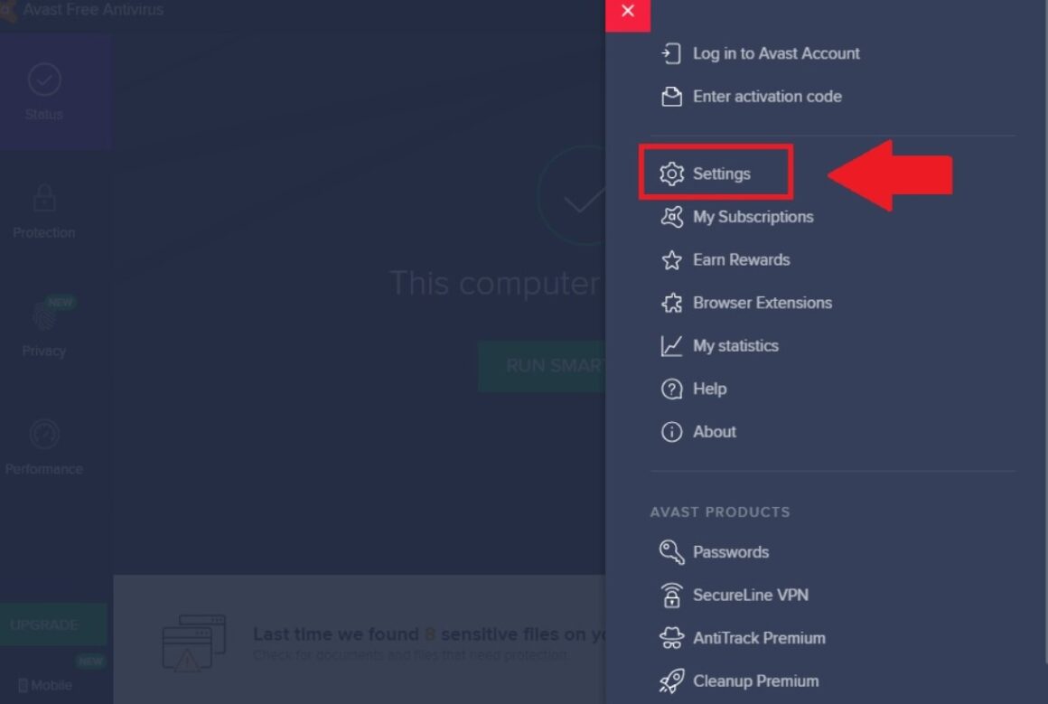 How To Turn Off Avast Antivirus In Windows 10 - AWS Rails